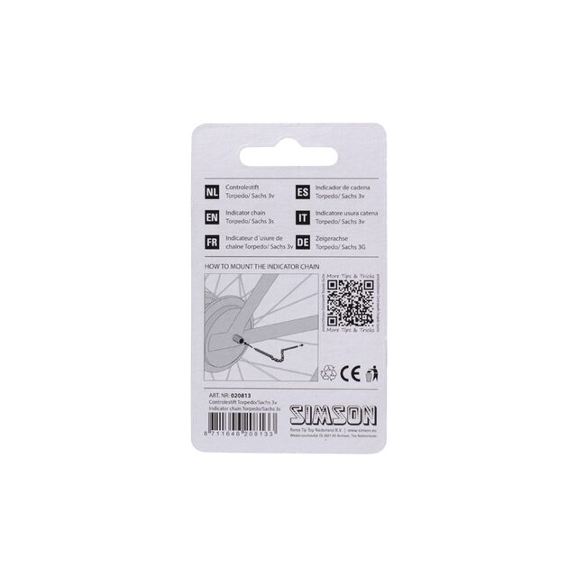 Simson Controlestift Torpedo/Sachs - Simson